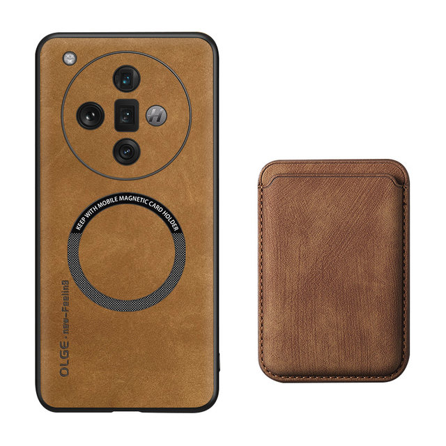 Magnetic card holder suitable for oppofindx7 mobile phone case ...