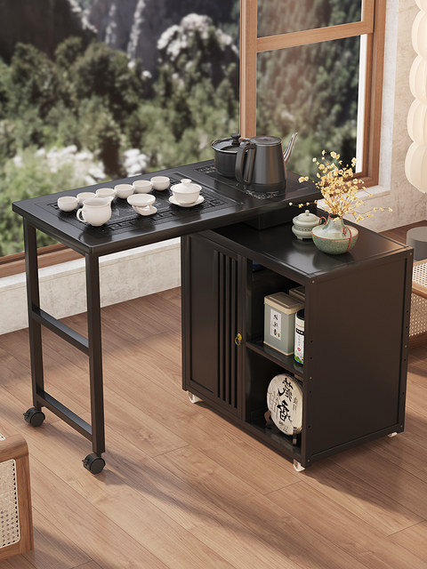 For Home Tea Table and Tea Cart, Water Kettle Movable Small Tea Table ...