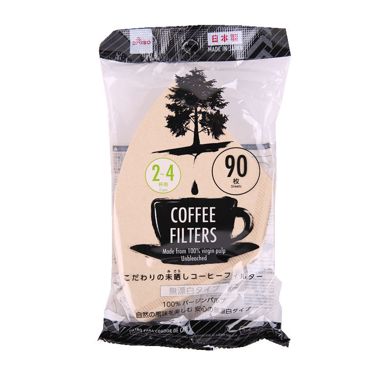 Daiso Bleichbares Kaffeefilterpapier - 100 Blatt