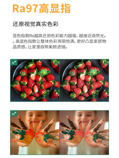 NVC lighting anti-glare COB spotlights high color rendering embedded ...