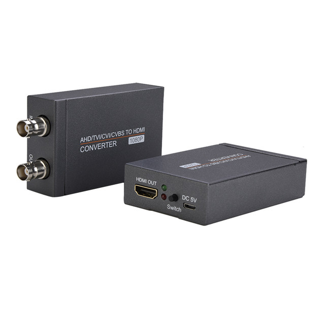 BNC to HDMI converter supports TVI/CVI/CVBS/AHD/VDIEO/composite video ...
