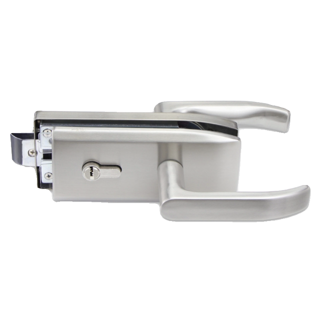 Glass partition door lock office partition single door single opening ...