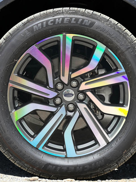 Used for Ford Explorer wheel hub stickers blackened electroplating ...