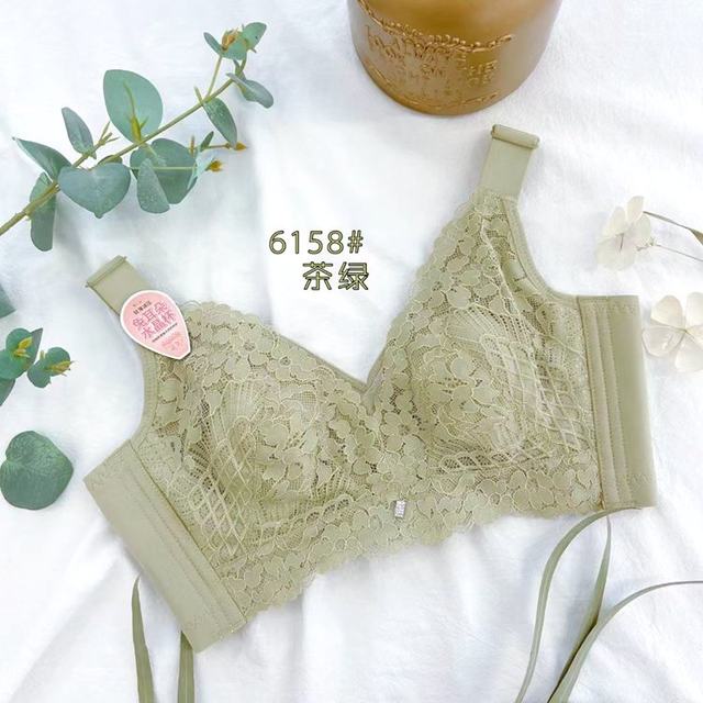 Counter genuine 6158 ultra -thin B cup crystal cup breathable ...