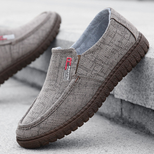 Old Beijing cloth shoes genuine men's shoes middle-aged cloth shoes men ...