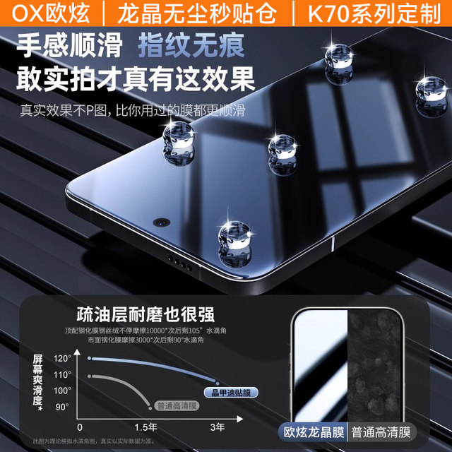 Suitable for Redmi k70 Extreme Edition tempered film k70/k70pro mobile ...