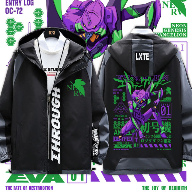 eva Unit 1 00 Unit 2 02 anime Japanese peripheral men and women autumn ...