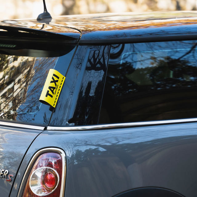TAXI Washable Mark Label Sticker Car Personalized Creative Lego Label ...