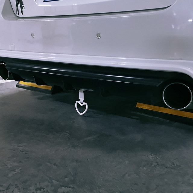 JDM car decoration pull ring hanging rod carrier car inside love pull ...