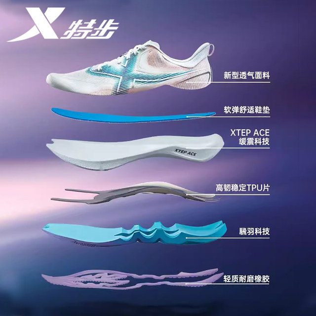 Xtep Feisu 4.0pro women's shoes professional racing running shoes ...