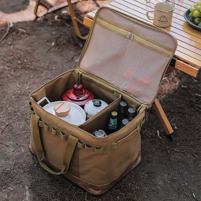 Outdoor folding storage box picnic camping equipment storage box ...