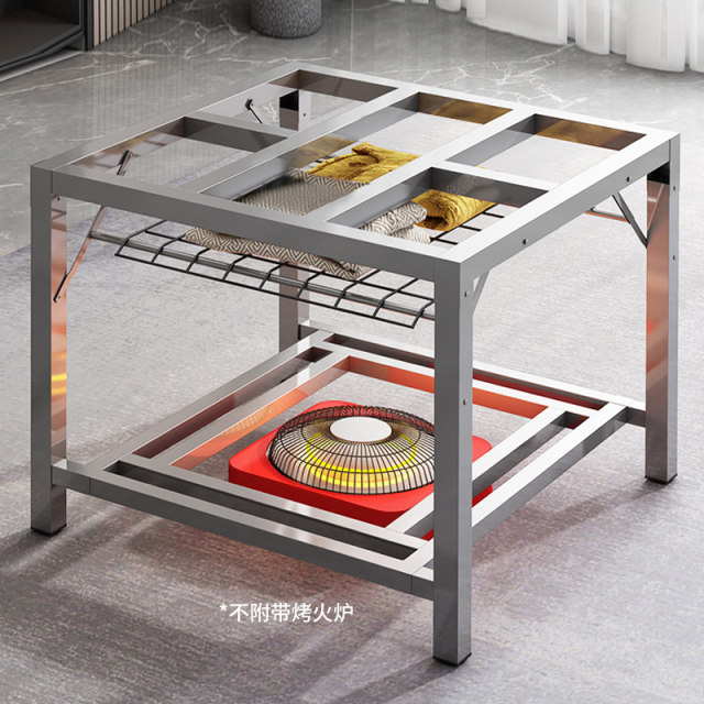Baked fire table full set of home useable foldable roasted fire racks ...