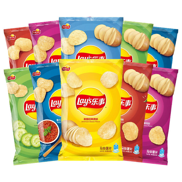 Lesli potato chips 40g*16 packs of full box whole box wholesale small ...