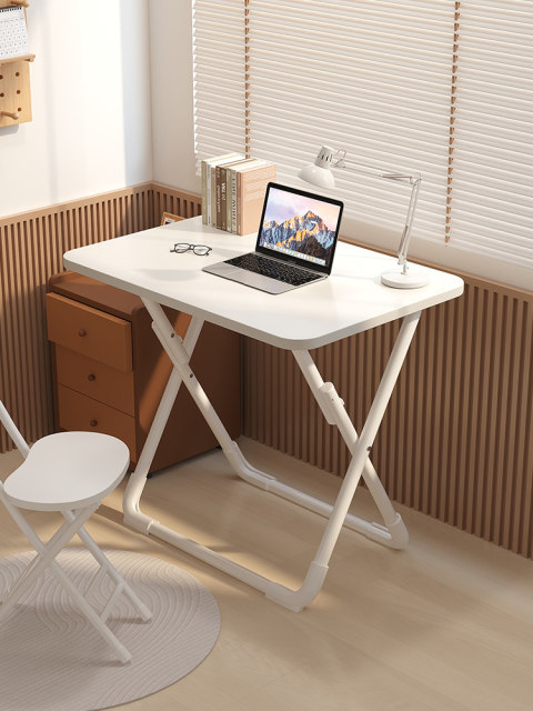 Folding computer desk without installation of home small table for rent ...