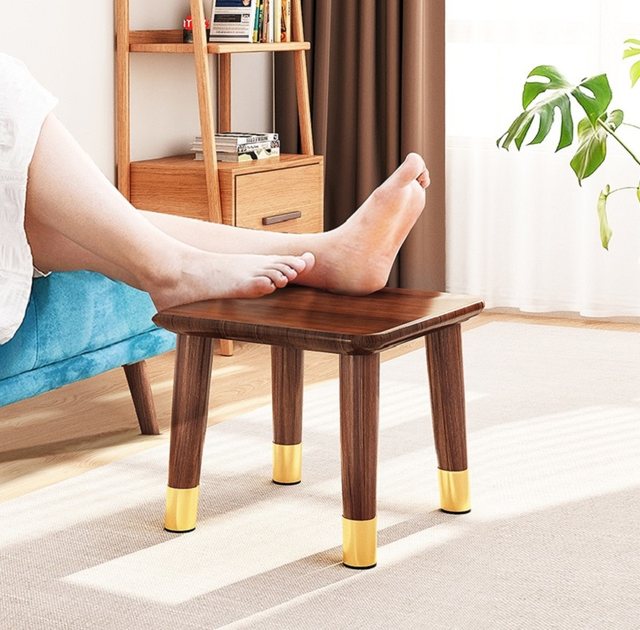 Solid wood small stool small bench home modern minimalist shoe changing ...