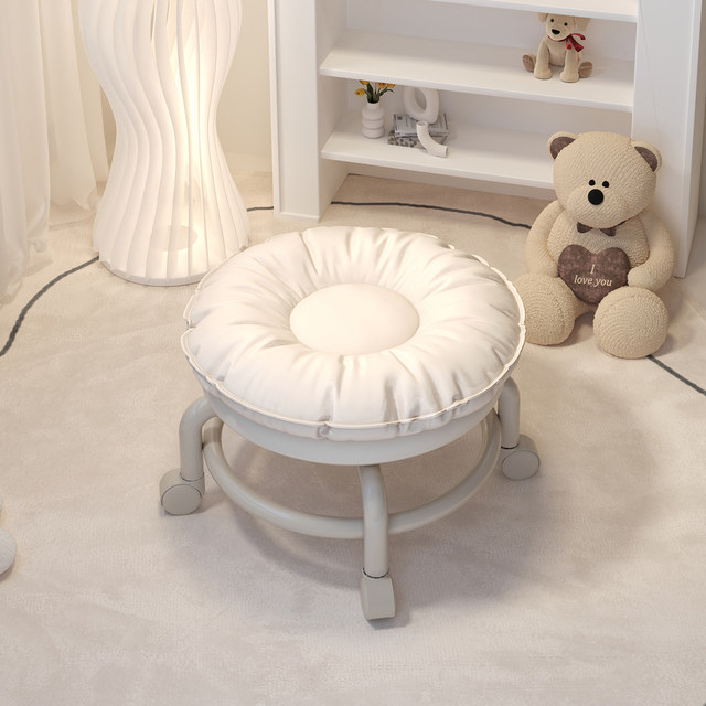 Sanmeng Wanxiang small stool small stool pulley dwarf stool household ...