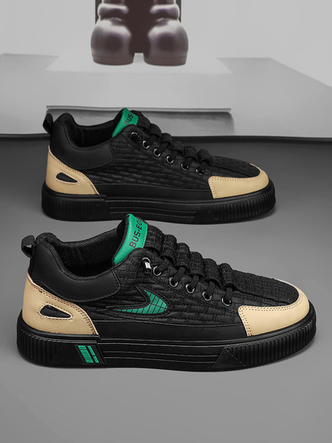 One footsteps men's shoes sports casual shoes men's spring and autumn ...