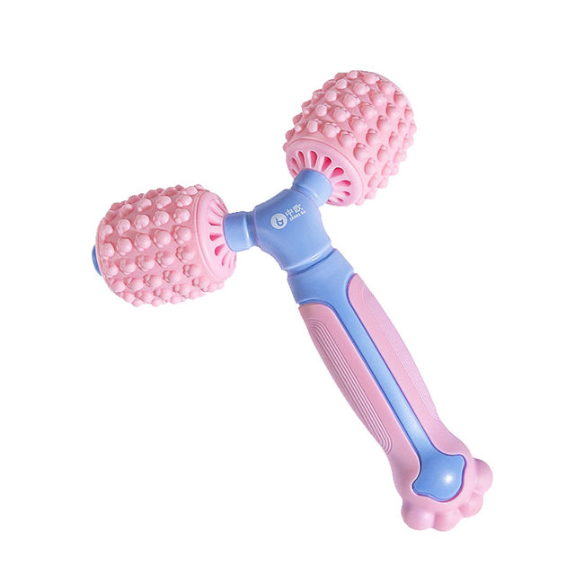 Yoga Y-shaped massage stick calf muscle relaxer roller auxiliary tool ...