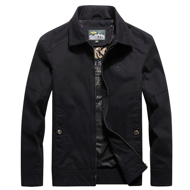 2024 Spring and Autumn Washed Cotton Jacket Men's Lapel Loose Men's Top ...