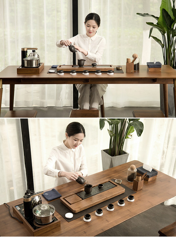 Wujin Stone small tea tray household light luxury modern minimalist ...