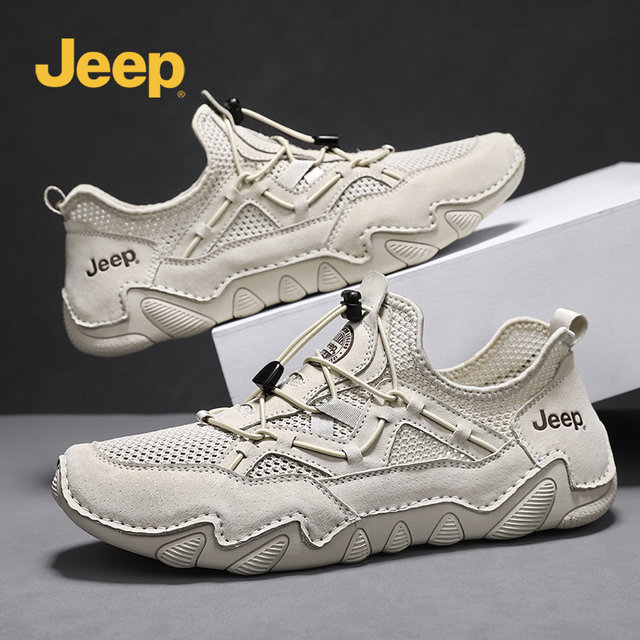 JEEP Jeep Men's Shoes Mesh Breathable Casual Shoes Sports Style 2025 ...
