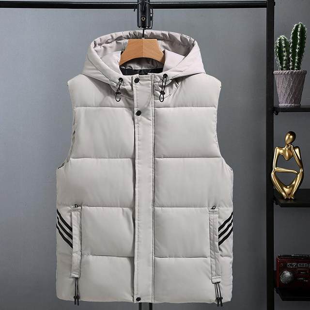 Vest men's new winter trendy brand thickened down cotton sleeveless ...