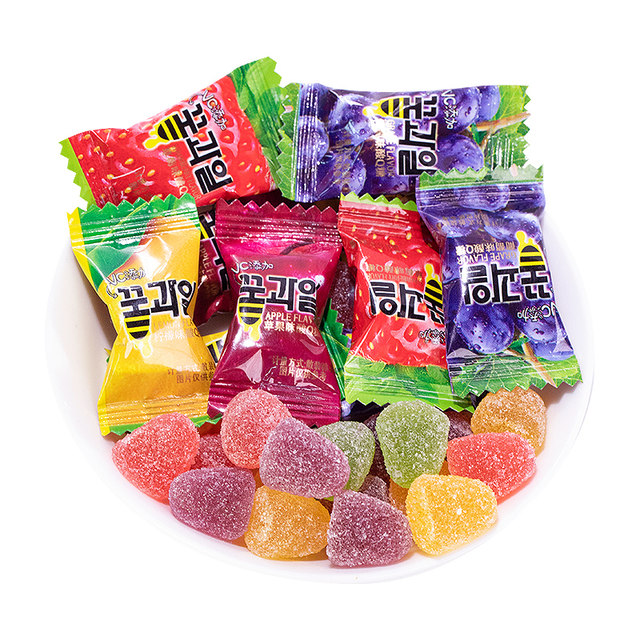 Keli fruit vitamin C juice acid q sugar gummy qq sugar fruit gummy bulk ...