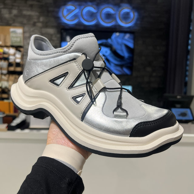 ECCO women's shoes dad shoes new fashion retro genuine leather thick ...