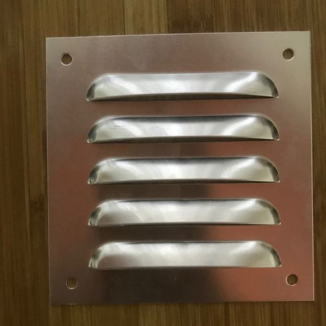 Stainless steel exterior wall weatherproof cover equipment ventilation ...