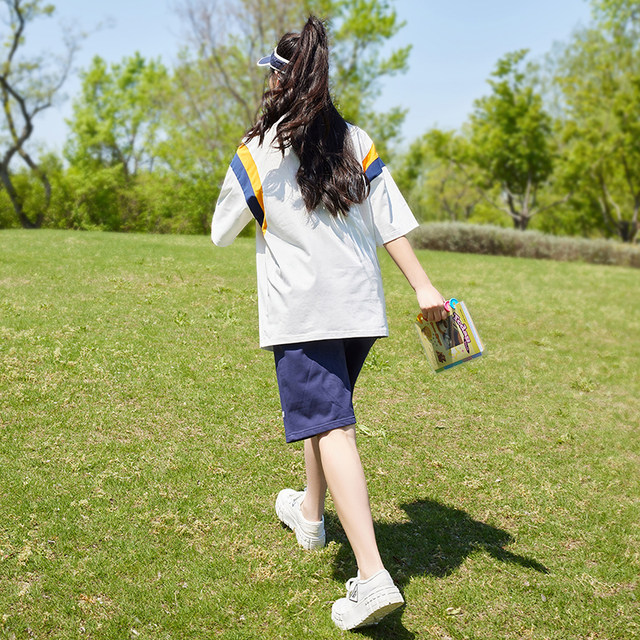 Suit junior high school girls casual sportswear high school students ...