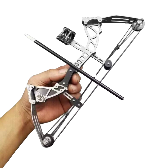 Armor-breaking mini arching compound bow, powerful long-axis pocket bow ...