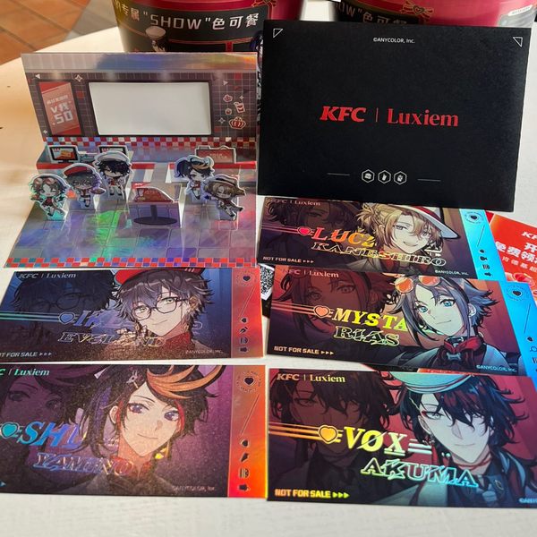 KFC Luxiem Linkage Greeting Card - Laser Card, Rainbow Society Limited Edition, Anchor Genuine ...