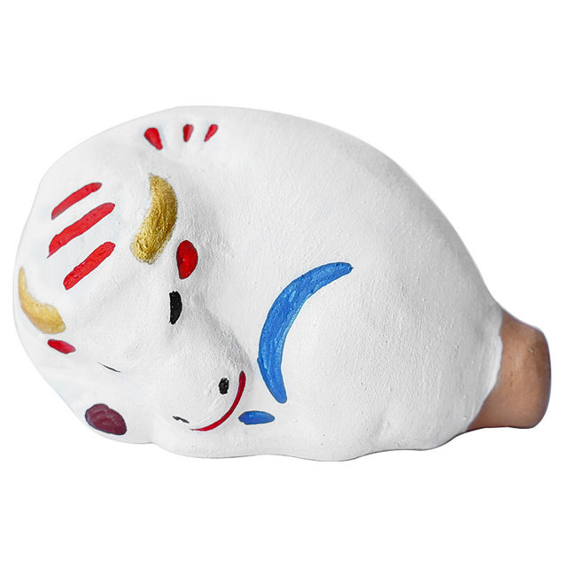 Ozaki humanoid imported clay handmade dolls Japanese Sagaya zodiac ox ...