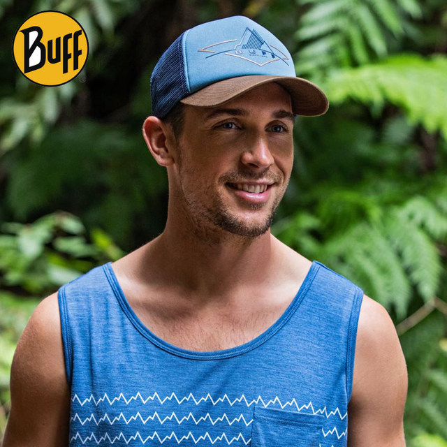 BUFF truck hat for men and women outdoor breathable sweat-absorbent sun ...