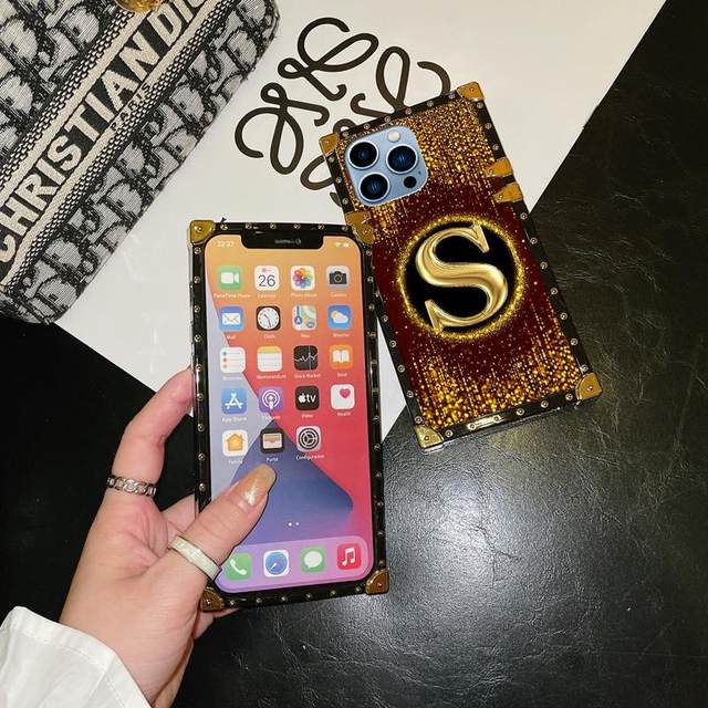 Square trendy brand iPhone16 mobile phone case, personalized and ...