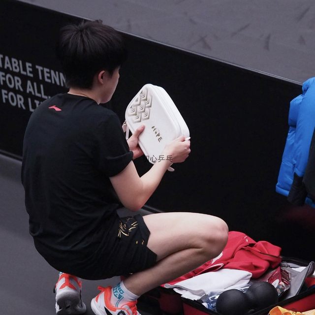 Li Ning table tennis racket set professional square bag hard shell Sun ...