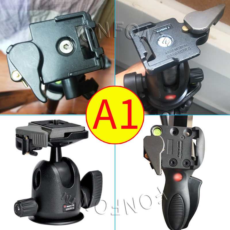 Camera Tripod Head Quick Release Board Base Extension Accessories for ...