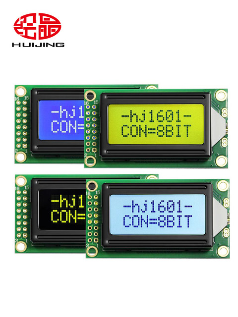 Painting Crystal HJ0802-10-16 8X2 Character LCD LCD LCM LCD COB display module