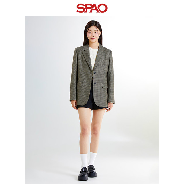 SPAO Korea's 2024 new autumn style women's versatile suit jacket SPJKE49W01