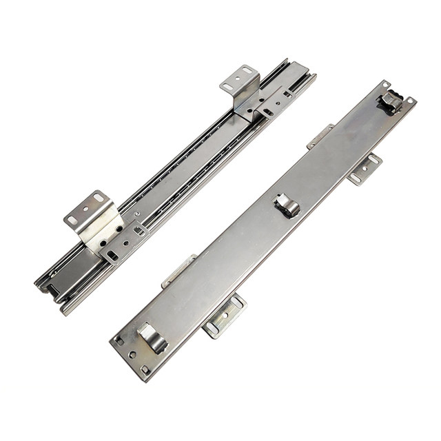 Cabinet basket track thickened slide drawer side-mounted guide rail ...