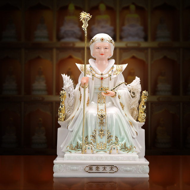 Ciyuange new white marble Tianqing solid black mother like black old ...