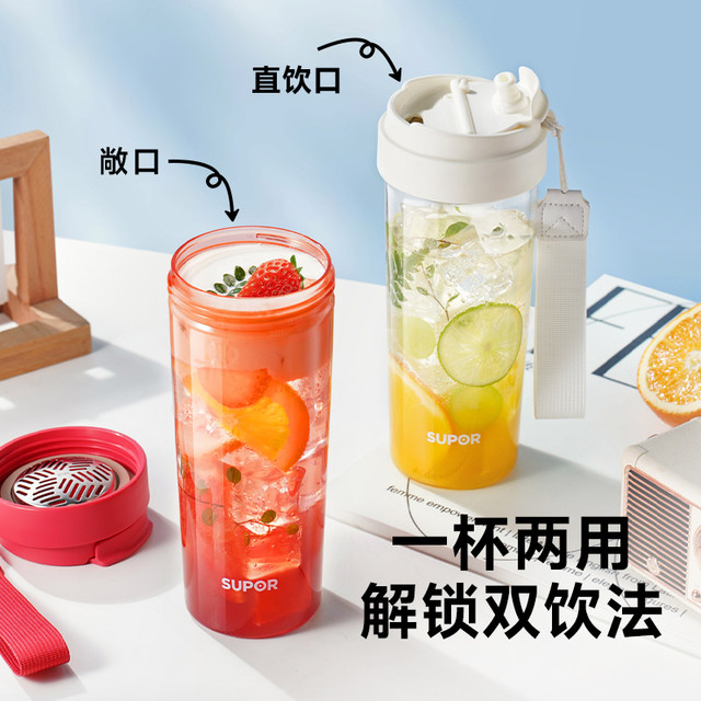 Supor Water Cup Plastic Cup Large -capacity Men and Girls, Male ...