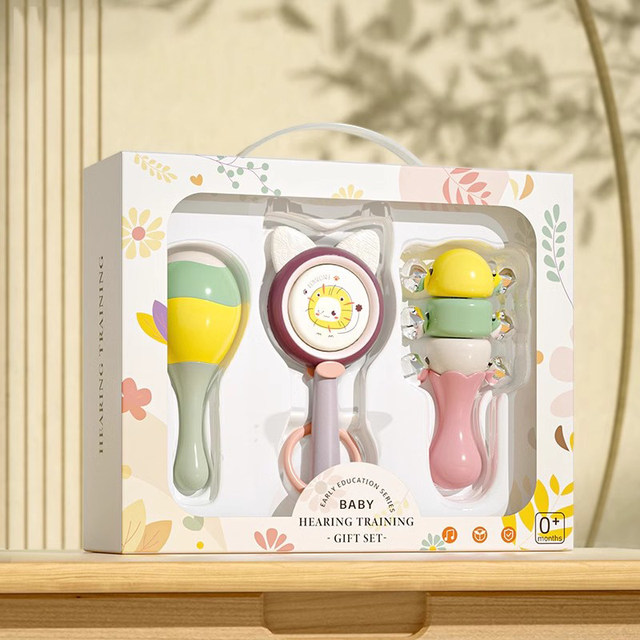 Baby toy hand rattle 0 to 3 months 6 baby newborn early education 0-1 ...