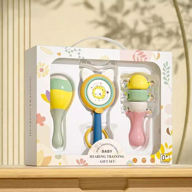 Baby toy hand rattle 0 to 3 months 6 baby newborn early education 0-1 ...