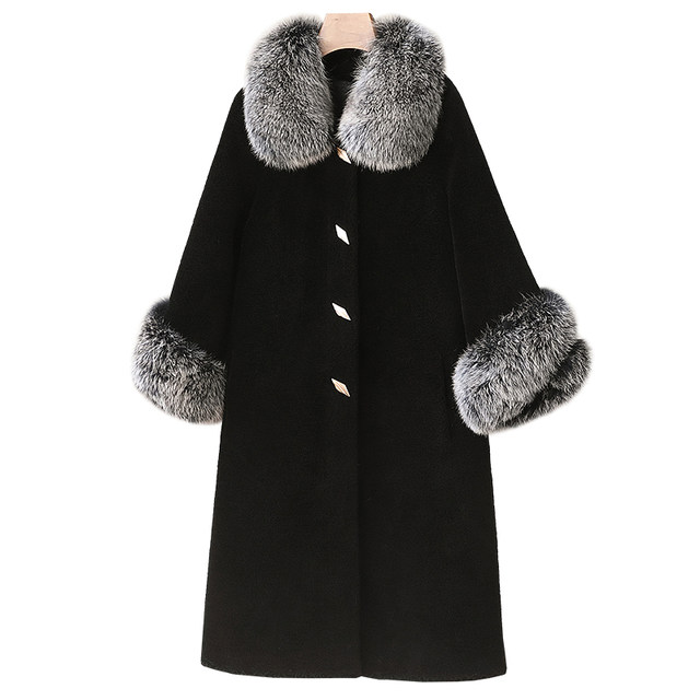 Sheepshear coat for women 2024 winter new Korean version elegant and ...