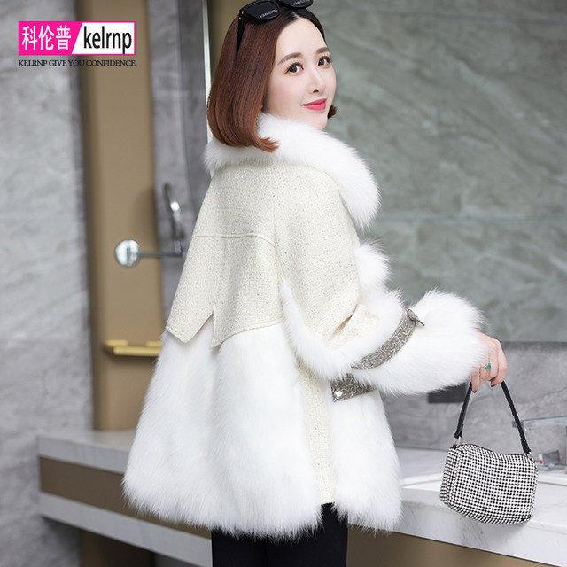 2024 winter new style fashionable slim and foreign temperament real fur ...