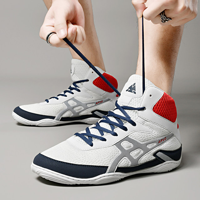 Wrestling shoes for men professional Sanda fighting comprehensive ...