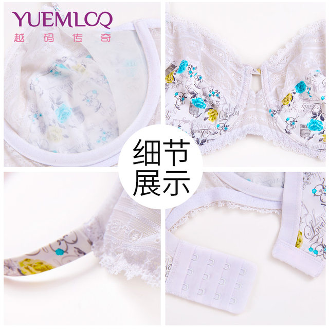 YUEMLCQ/Yuema Legend 95C Large Size Bra with Steel Ring Full Cup Fat mm ...