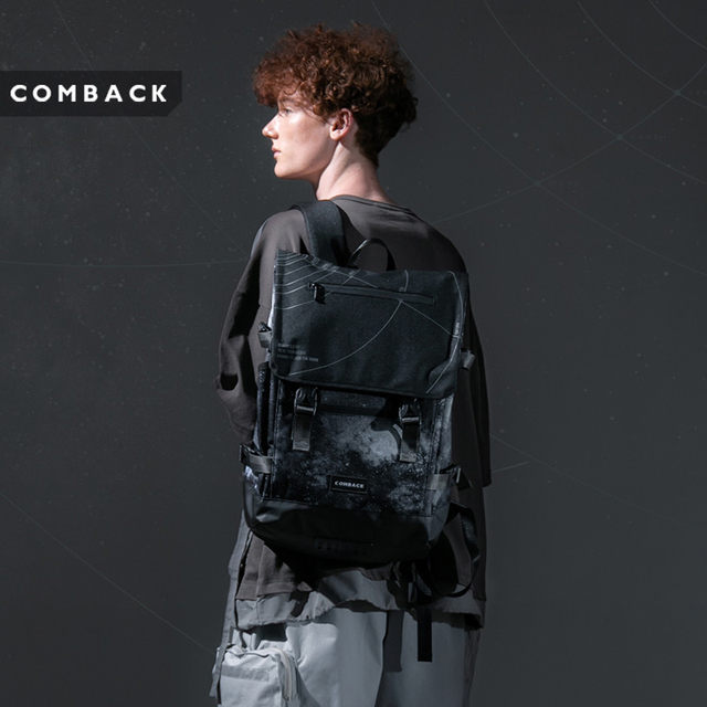 COMBACK trendy hip-hop backpack large capacity street camouflage ...