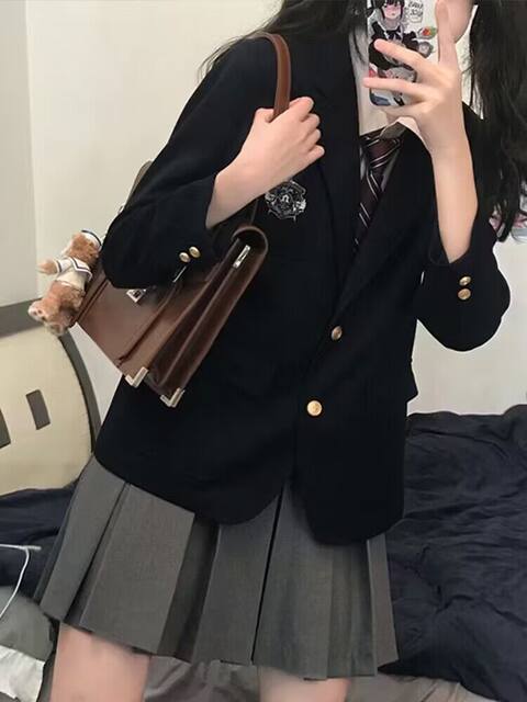 Genuine jk uniform suit Japanese college style school supply sense full ...